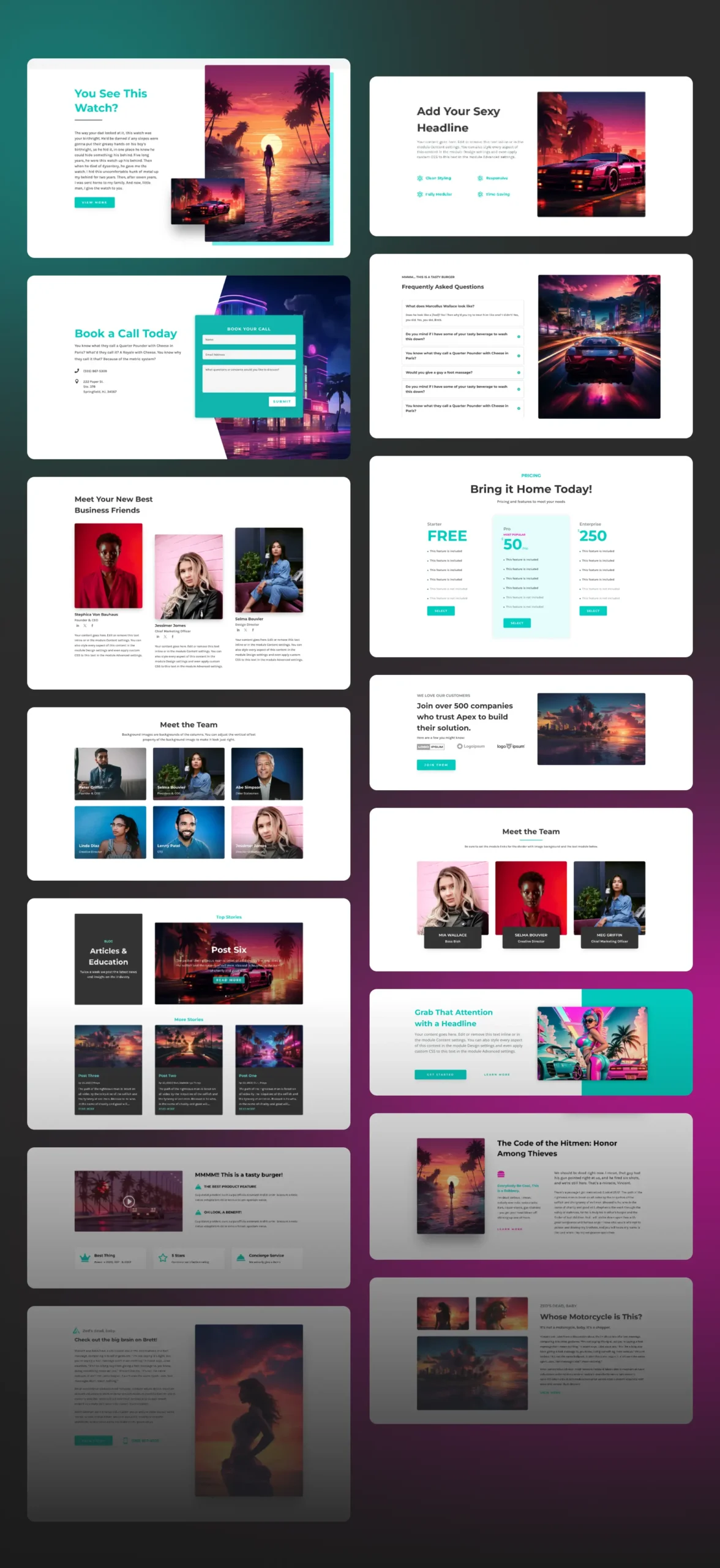Apex Multipurpose Divi Layout Pack